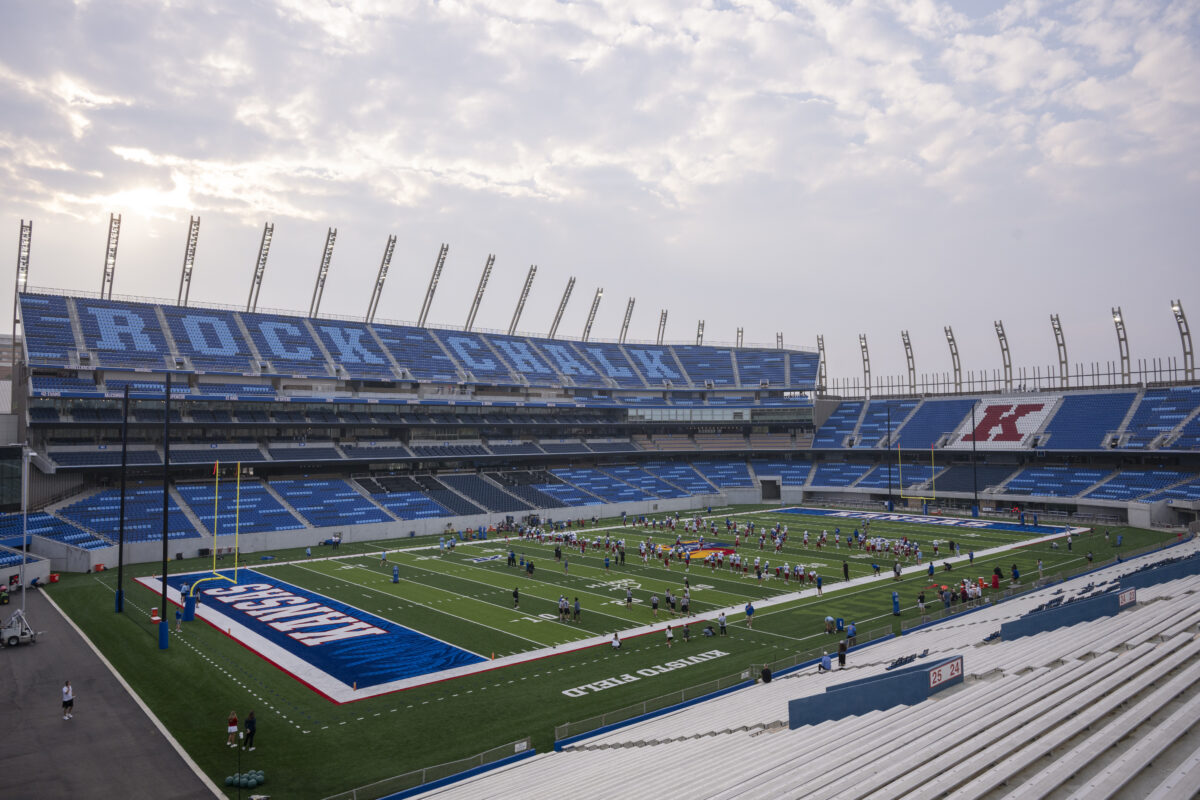 Photo Gallery: KU football hosts first practice in new David Booth ...